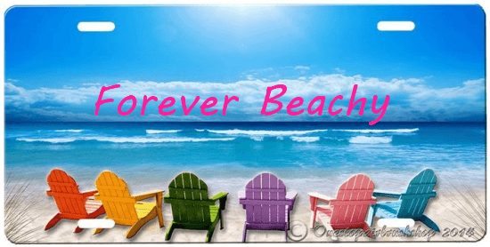 Wheel Appeal With Vanity Beach License Plates And Frames Beach Bliss wheel-appeal-with-vanity-beach-license-plates-and-frames-beach-bliss